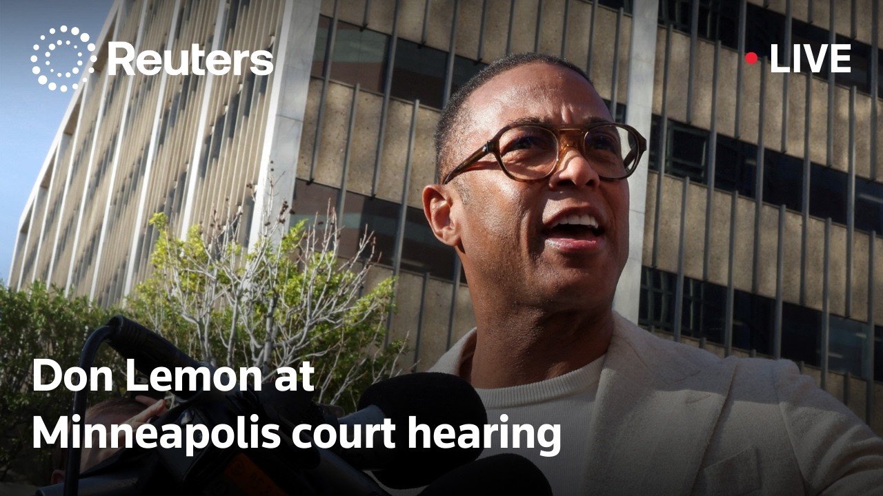 LIVE: Don Lemon at Minneapolis court hearing - YouTube