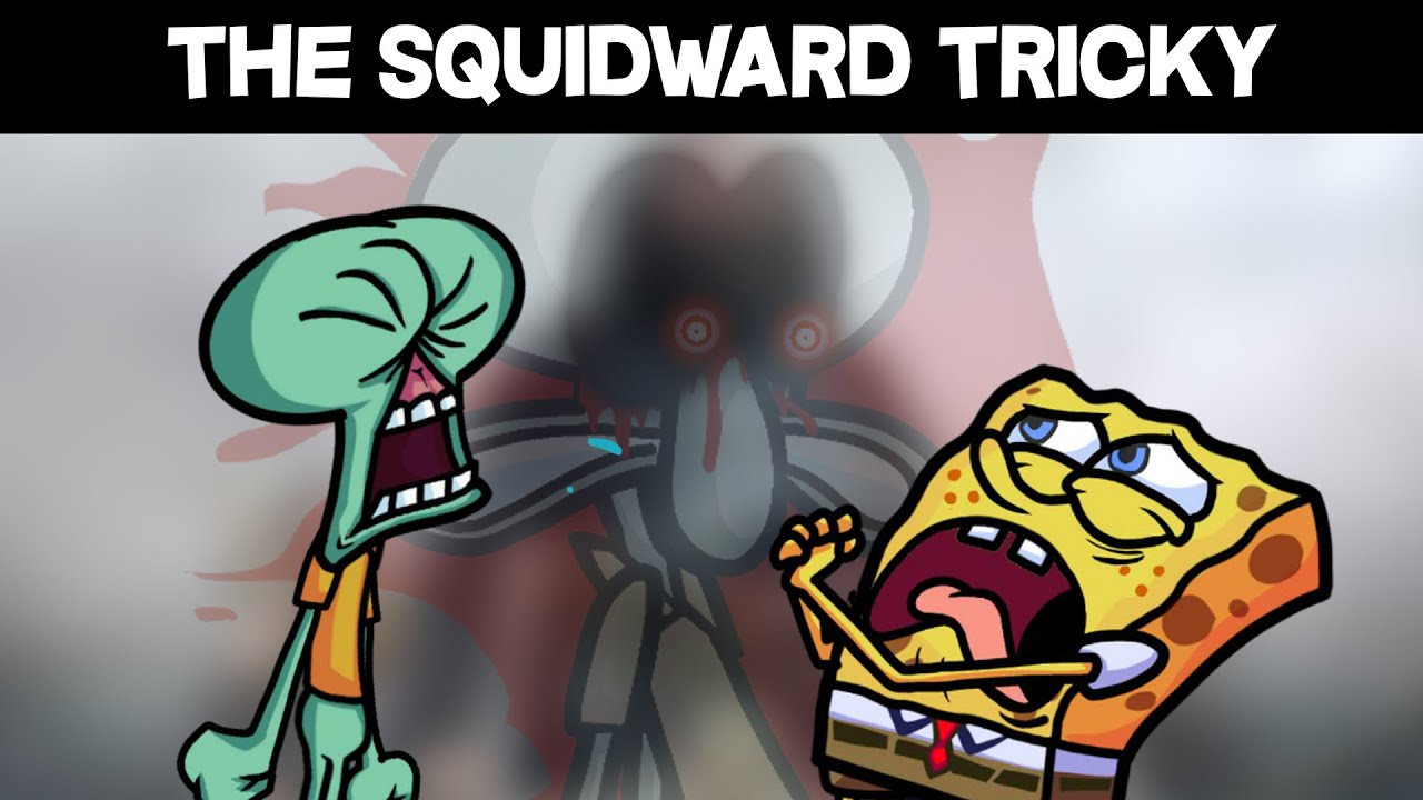 but funny | Friday Night Funkin The Tricky Mod But Squidward - YouTube