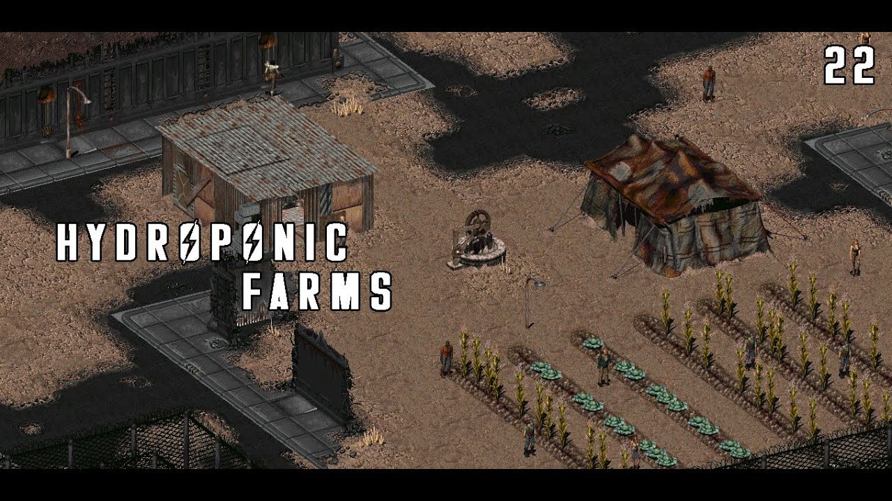 Fallout 1 Walkthrough |22| Hydroponic Farms - YouTube