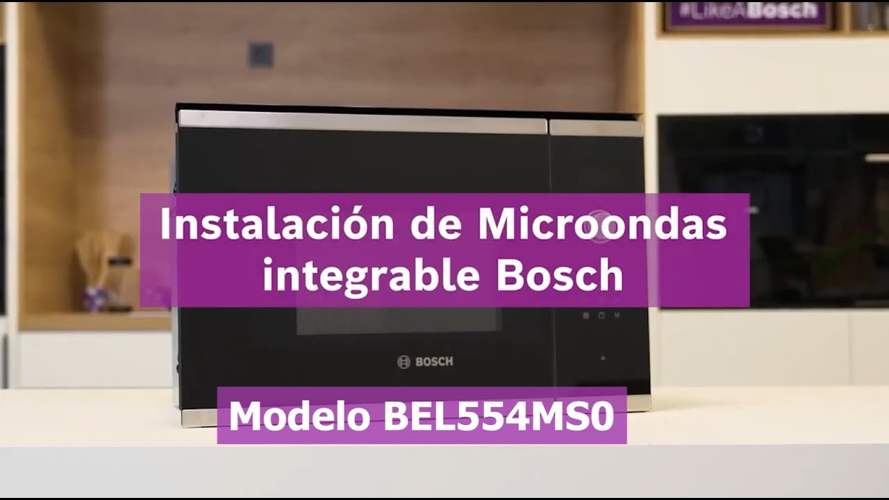 Cómo Instalar un MICROONDAS INTEGRABLE Bosch | Guía Técnica (Modelo ...