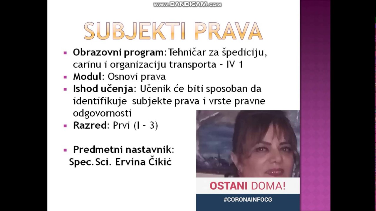 01 Subjekti prava - YouTube