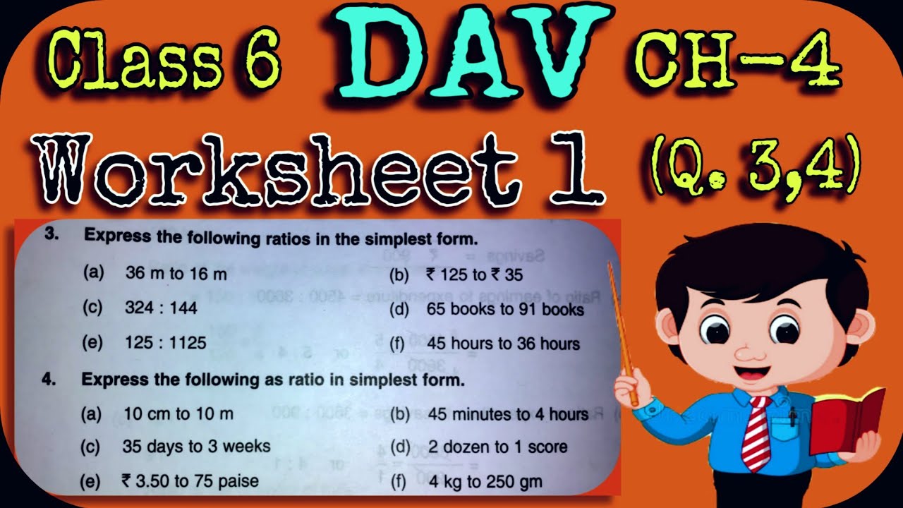 Dav Class 6 Maths Chapter 4 Worksheet 1 Question Number 3 4 YouTube dav-class-6-maths-chapter-4-worksheet-1-question-number-3-4-youtube