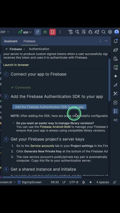 Firebase Authentication Setup Made Super Easy! - YouTube