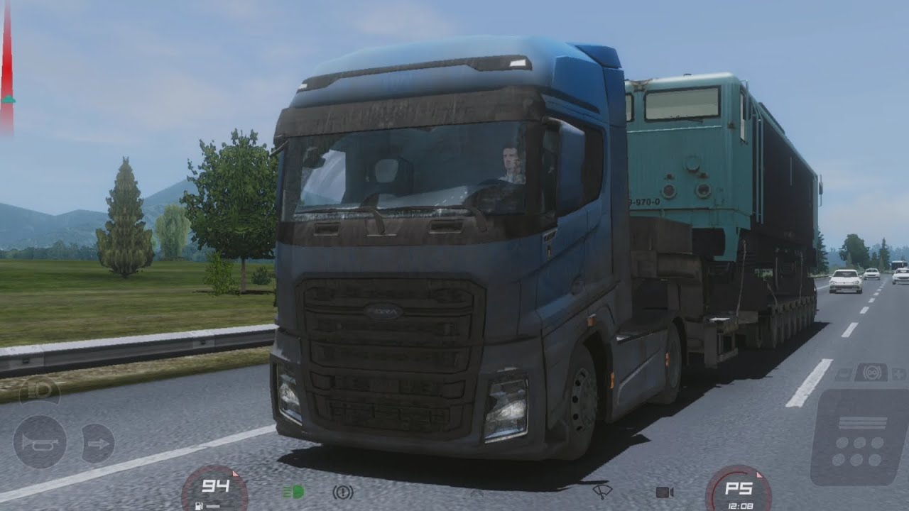 TOE 3 - Transporting Wagon 128 t Zurich to Munich - Fiora Fi-Man 4×2 ...