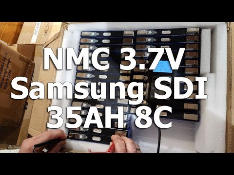 Акумулятор NMC Samsung SDI 3.7V 35AH 8C - YouTube