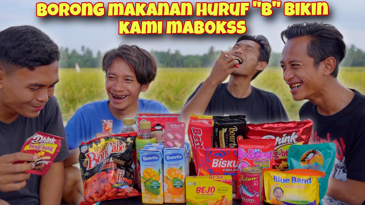 BORONG SEMUA MAKANAN B DI IND*MARET SAMPE MAB0K - YouTube