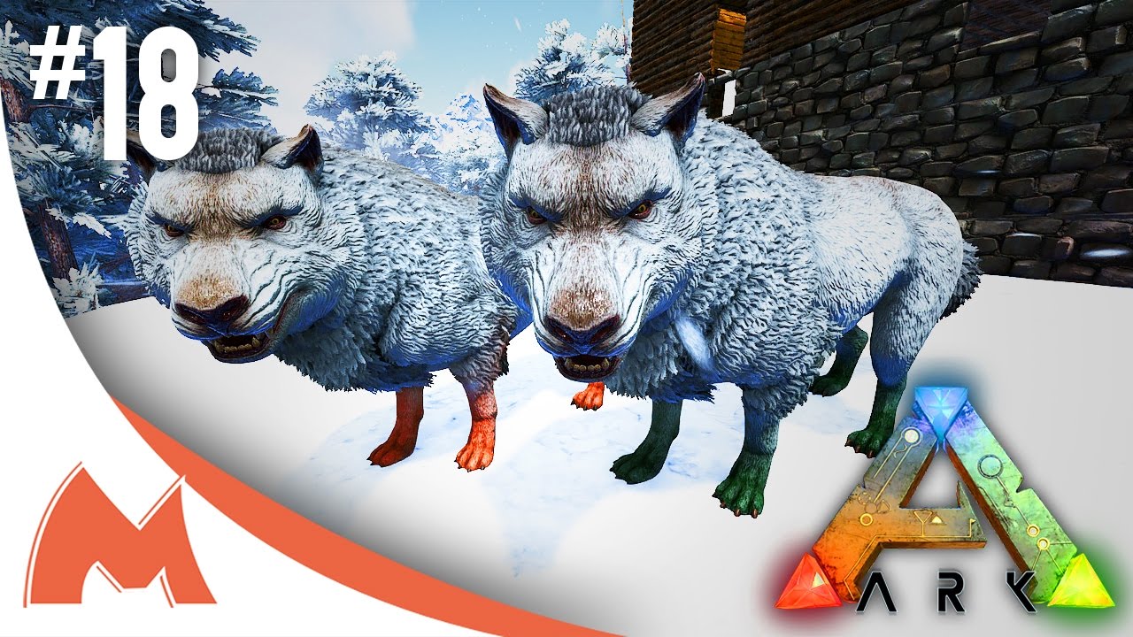ARK: Survival Evolved - DIREWOLF BREEDING! TRYING FOR A COLOR MUTATION ...
