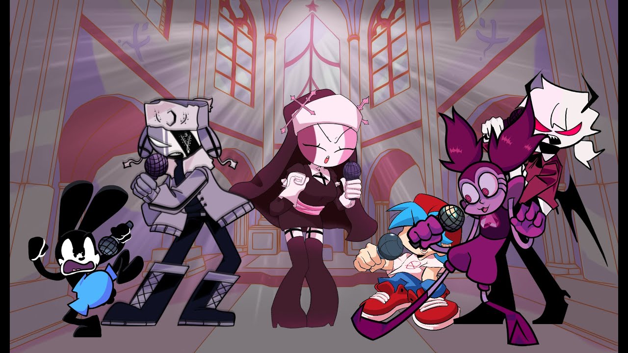 Friday Night Funkin': Worship HD (But Everyone Sings It) - YouTube