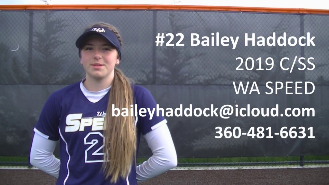 Bailey Haddock Softball Skills Video - YouTube
