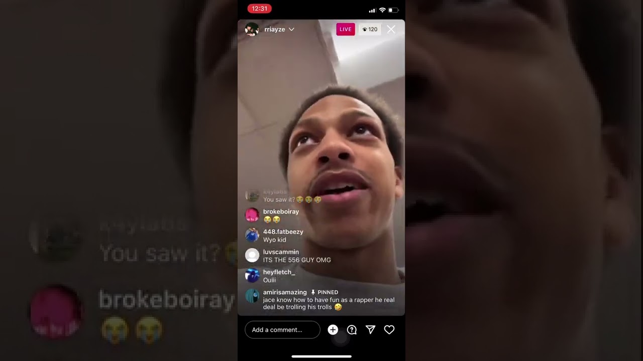 Iayze ig live with no hat💀 (3/20/22) - YouTube