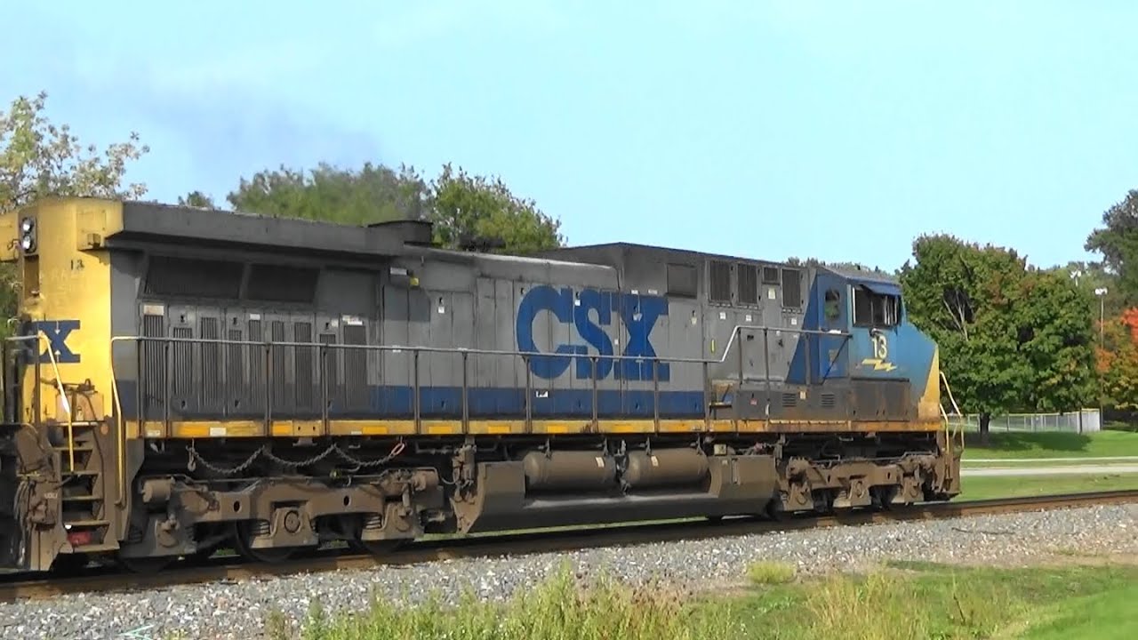 CSX 13 w/ Four CP Engines, Davenport, IA, 9/20/2020 - YouTube