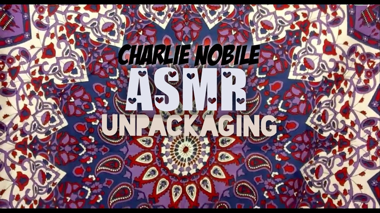 ASMR Unpackaging A Surprise From Charlie Nobile - YouTube