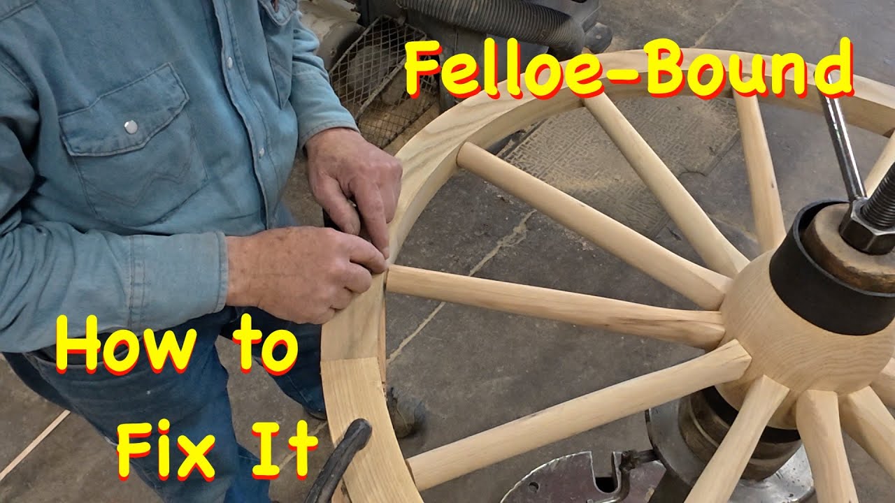 Felloe-Bound Stagecoach Wheels and How They're Fixed | Engels Coach ...