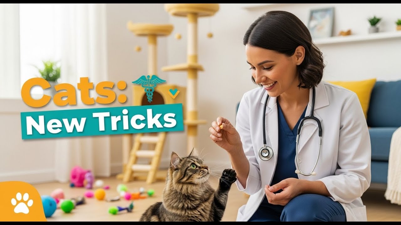 Teaching Cats New Tricks: A Vet's Guide 🐾 - YouTube