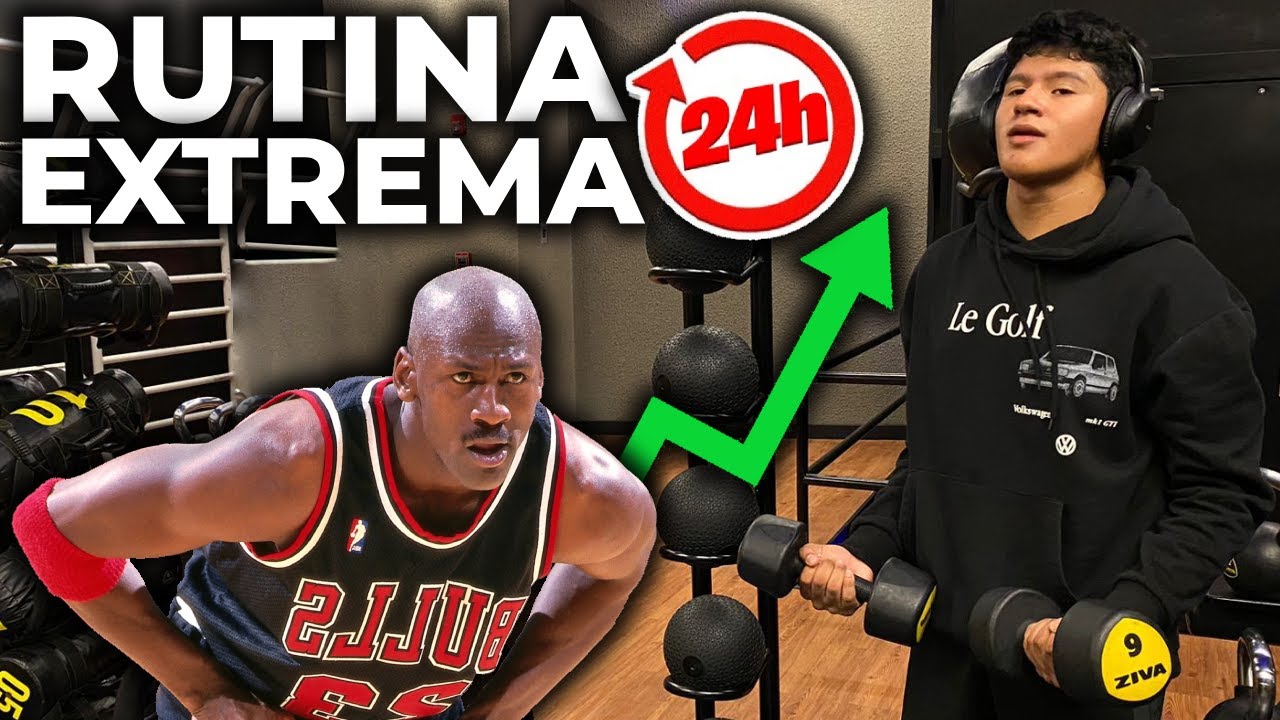 Probando la Rutina de MICHAEL JORDAN Durante TODO un Dia - YouTube