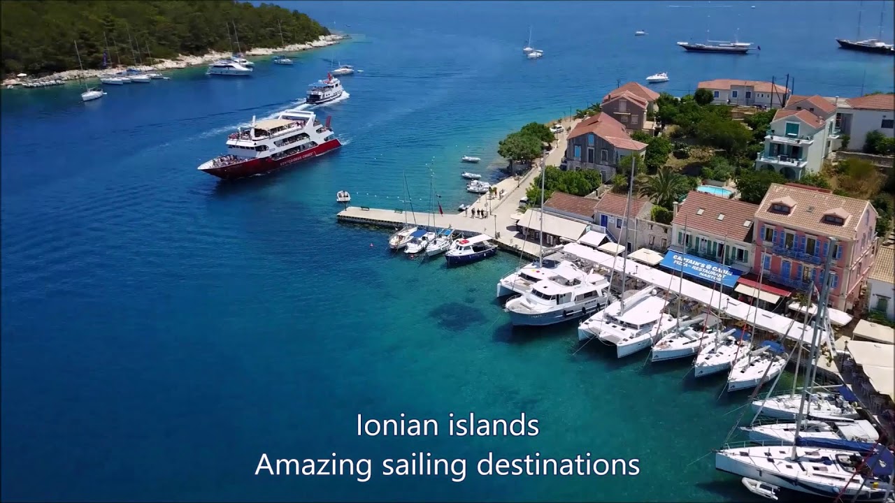 Ionian islands on a sailing yacht - YouTube