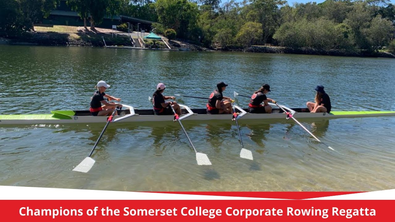 Champions of the Somerset College Corporate Rowing Regatta - YouTube