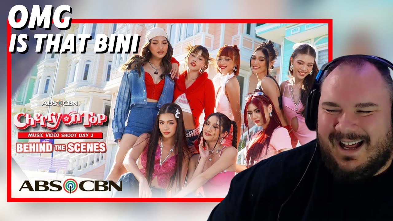 BINI 'Cherry On Top' MV Shoot Day 2 [ Behind-The-Scenes ] Reaction - YouTube