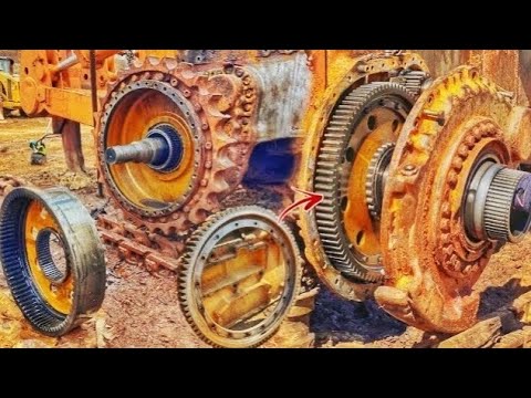 Bulldozer Restoration Of Final Drive And Main Gerari Changing ...