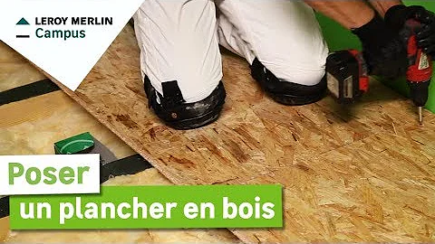 Comment poser un plancher OSB sur lambourdes
