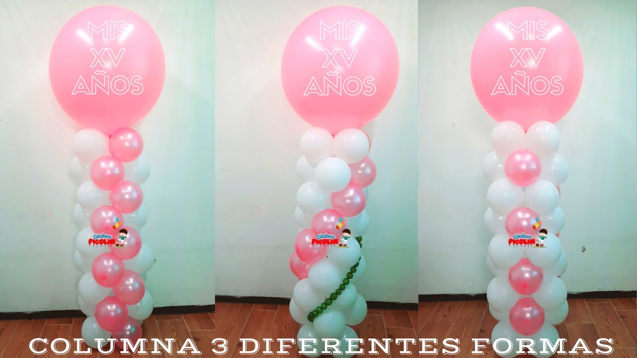 COLUMNAS 3 FORMAS DIFERENTES mismo material 236 - YouTube