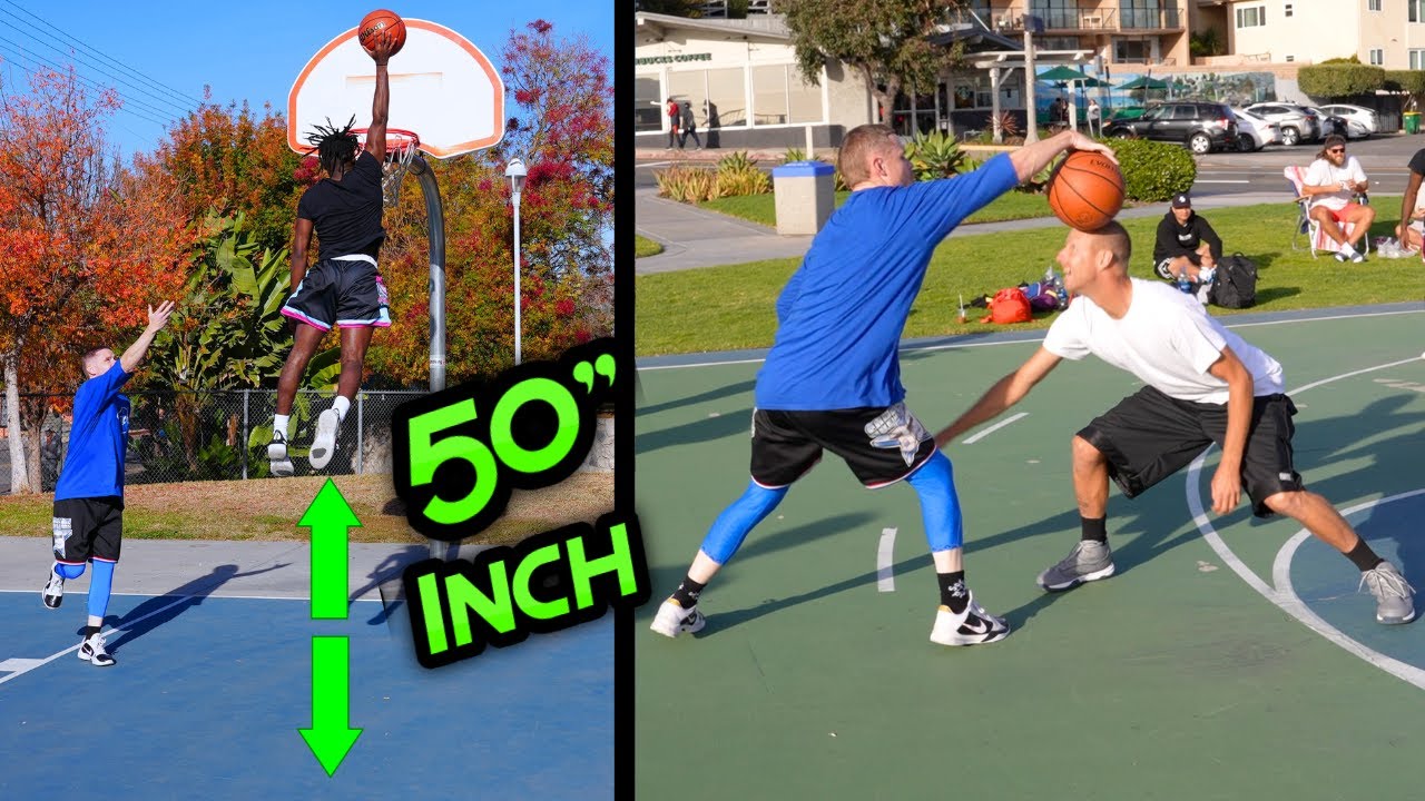 Professor 3v3 with 5'4" World's SHORTEST Dunker [50+ INCH VERTICAL ...