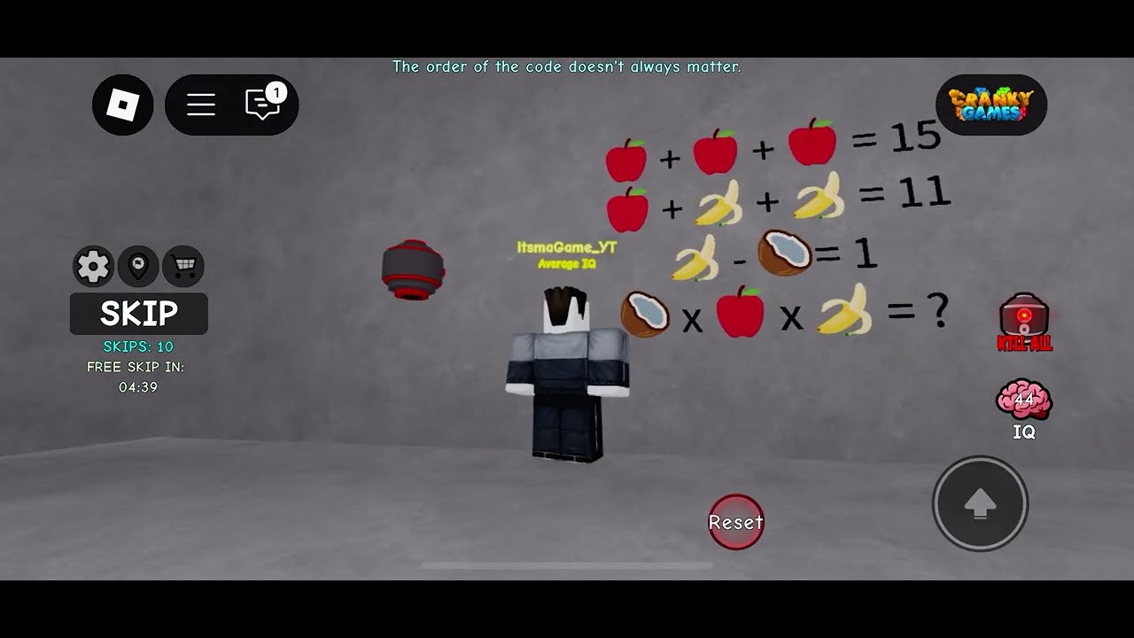 Roblox IQ Test Level 45 | How to Solve / Complete this Levels - YouTube