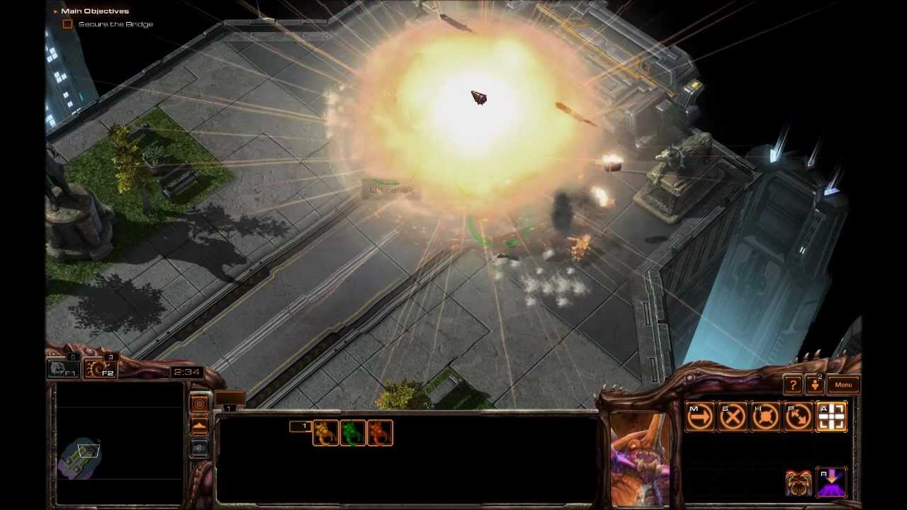 SC2: Heart of the Swarm Campaign - Part 7 Korhal 1/2 - YouTube