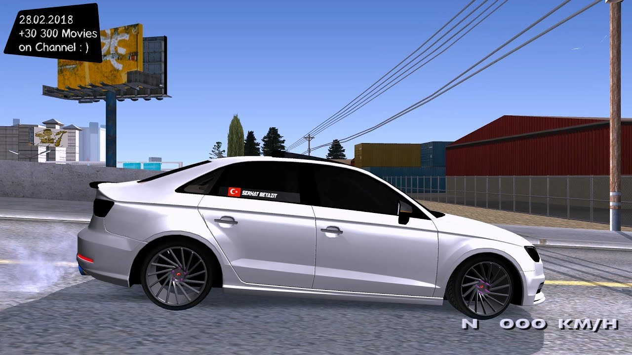 Audi A3 Sedan v2 Grand Theft Auto San Andreas GTA SA MOD _REVIEW - YouTube