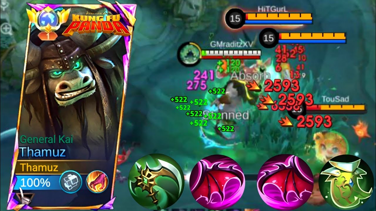"NEW META THAMUZ 🔥 FULL LIFESTEAL DEMON BUILD!"THAMUZ BEST BUILD 2025 ...