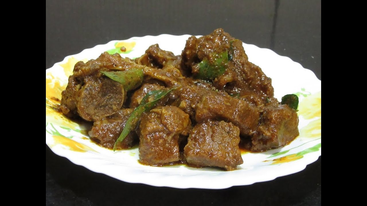 Mutton Ghee Roast | South Indian Style - YouTube