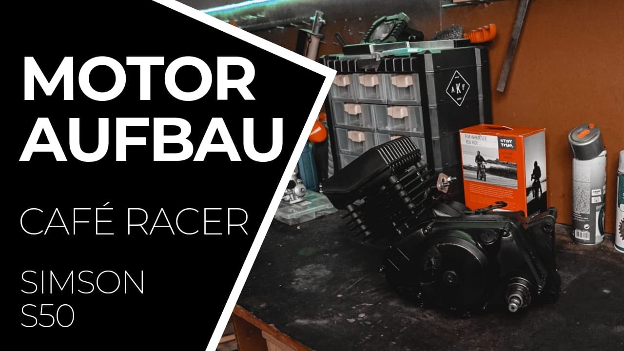 Simson S50 Café Racer - neuer Motor - YouTube