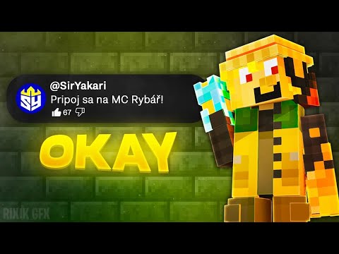 Otestoval som SirYakariho server MCRybář ! 🐟