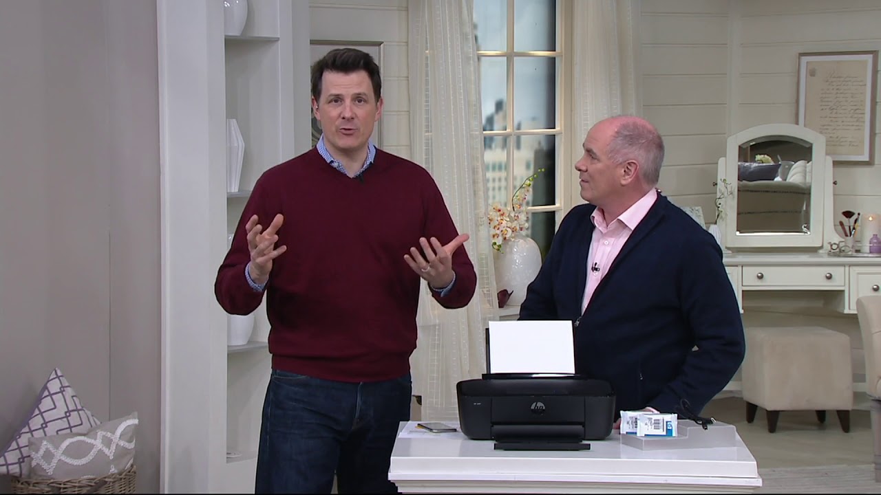 HP AMP 100 Wireless Printer with Bluetooth Speakers & More on QVC - YouTube