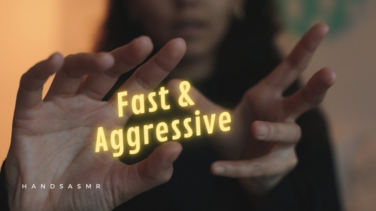 ASMR • Fast & Aggressive Visual Triggers • Hand Movements & Finger ...