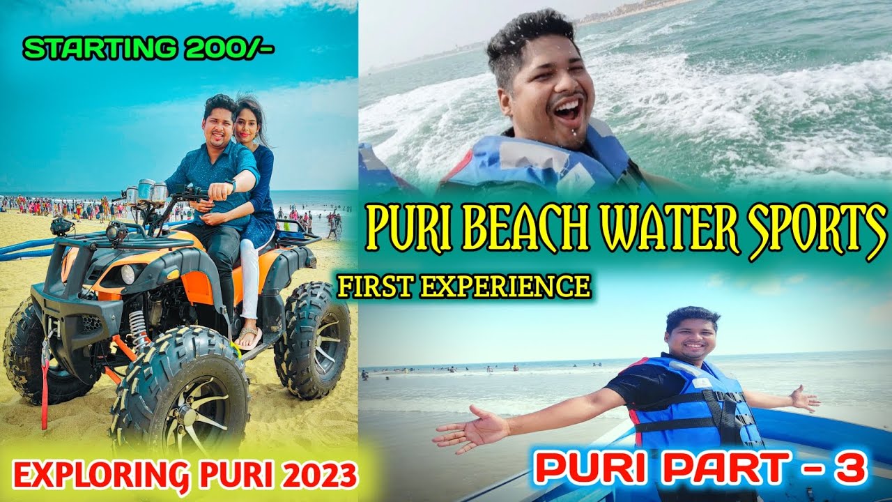 Puri Beach🏖 Water Sports || Exploring Puri || Puri Tour 2023 || Puri ...