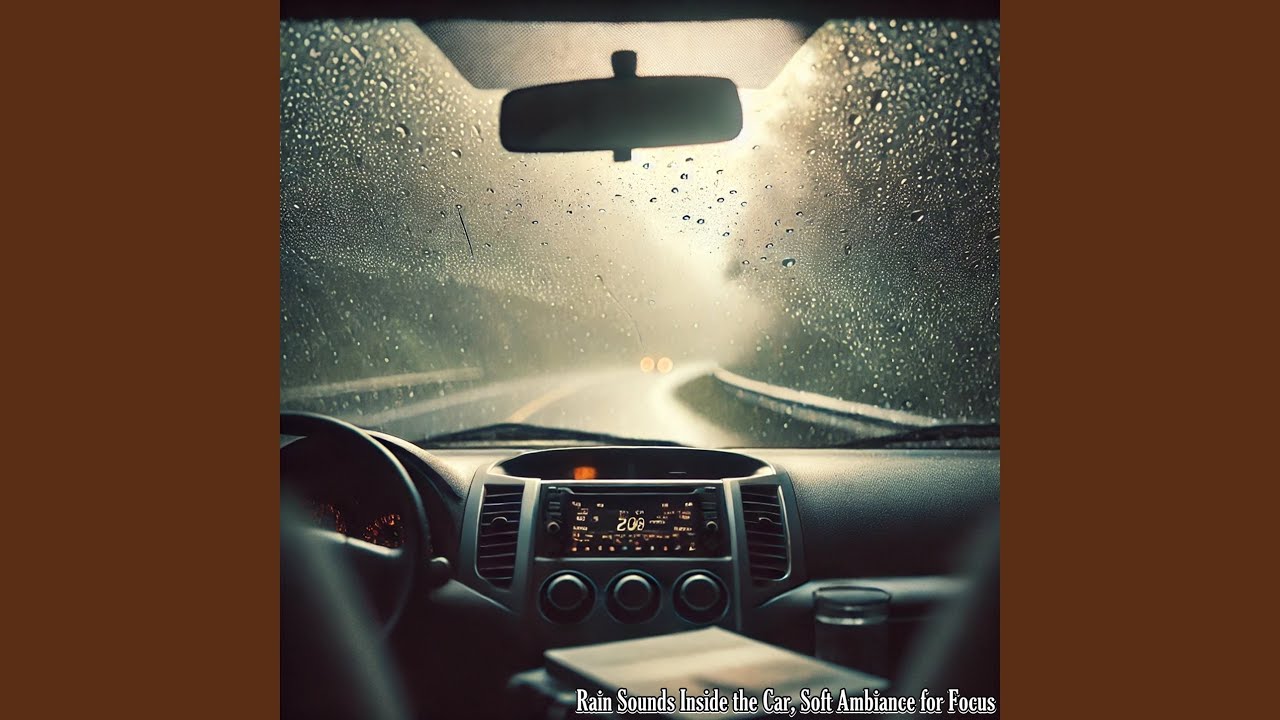 Rain Sounds Inside the Car, Constant Rain Sound for Sleep - YouTube