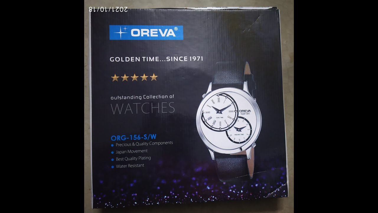 OREVA WALL CLOCK (NIGHT GLOW): unboxing and review - YouTube