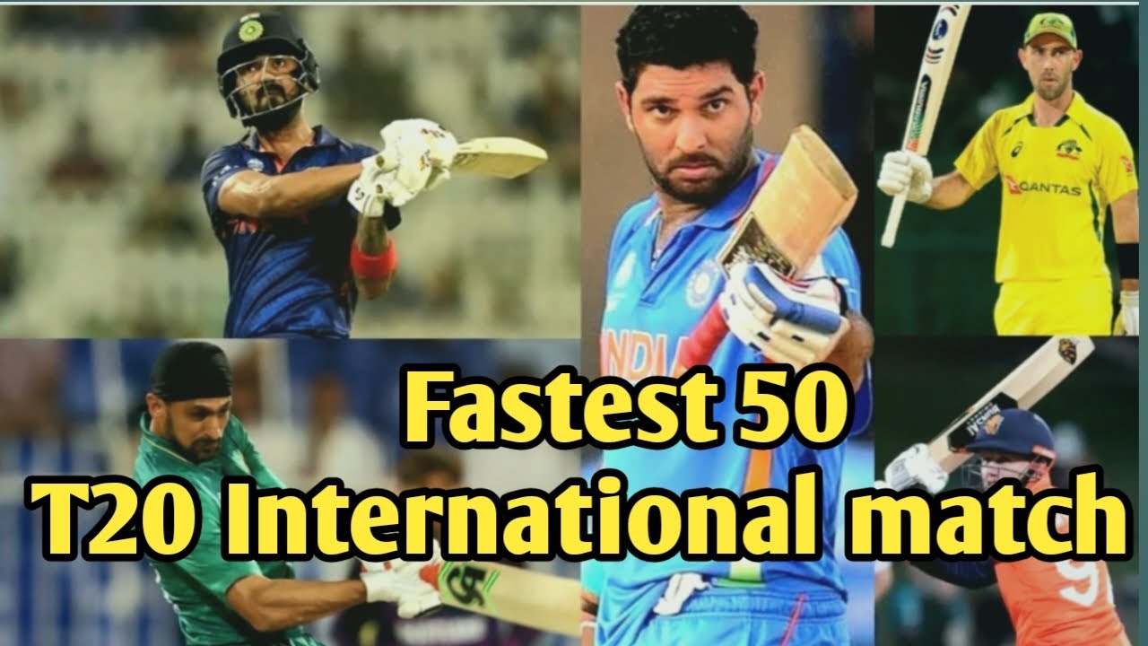 Fastest 50 in T20 international match | fastest 50 in T20 | T20 fastest ...