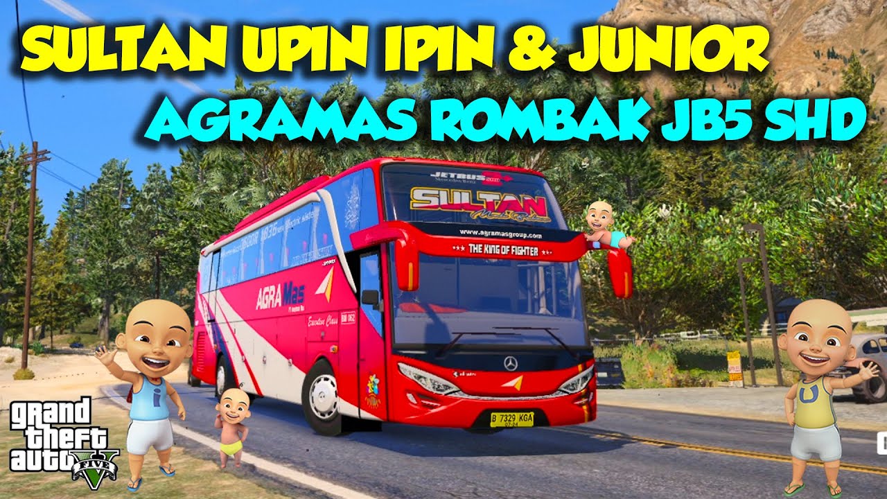 BUS AGRA MAS MODIF JB2+ KE JB5 SHD SULTAN UPIN IPIN SENANG - GTA 5 MOD ...