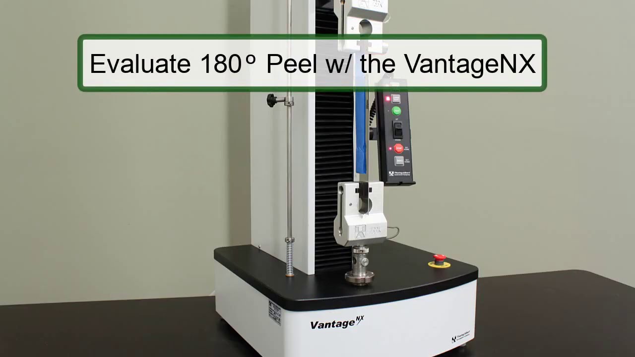 180 Degree Peel (ASTM D3330) Fixture from Thwing-Albert - YouTube