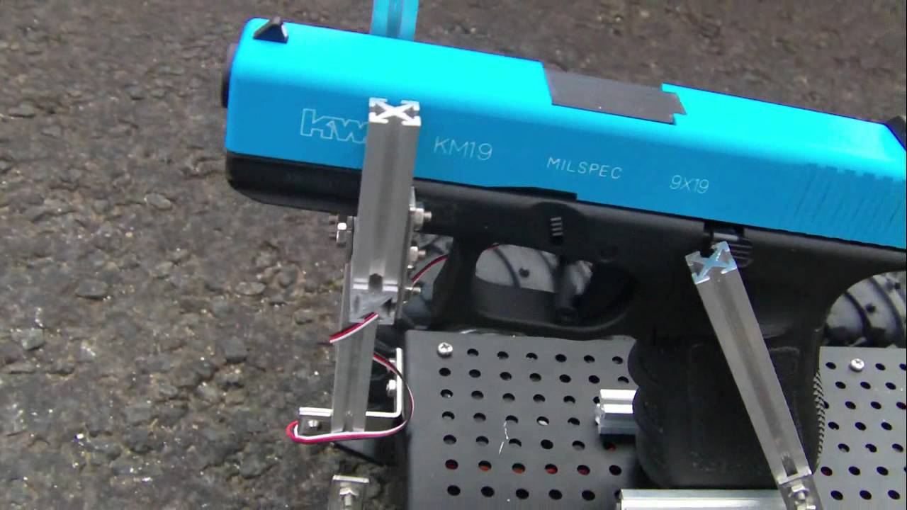 Robot Gun - POC Test (RC) - YouTube