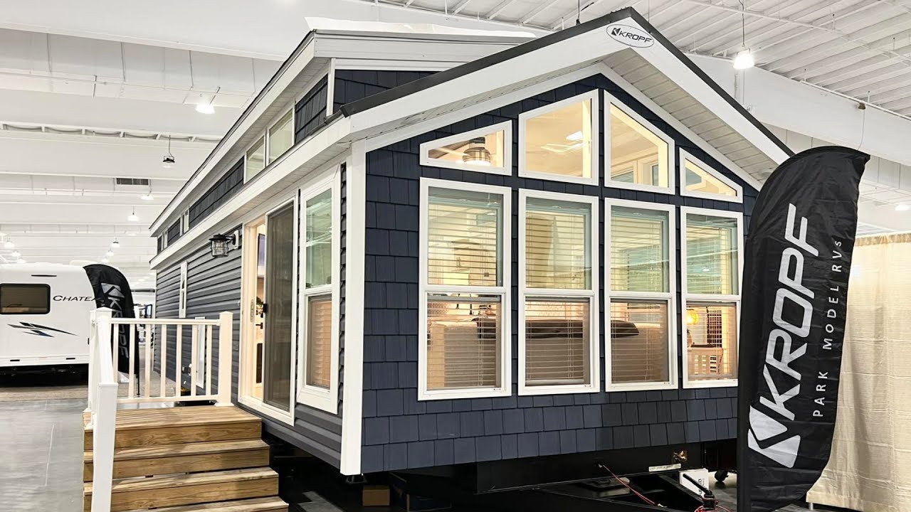 Absolutely Gorgeous Island Series 6263 Park Model by Kropf - YouTube