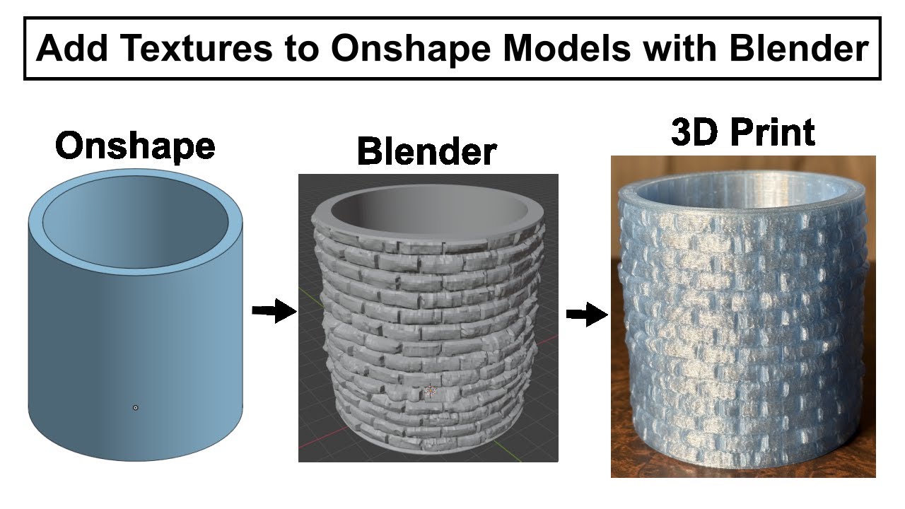 Tutorial: Add Textures to Onshape Models with Blender - YouTube