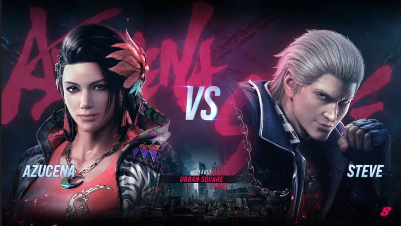 Azucena vs Steven - Tekken 8 gameplay - YouTube