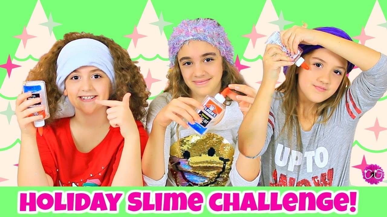 Slime Challenge - Holiday Edition! - YouTube