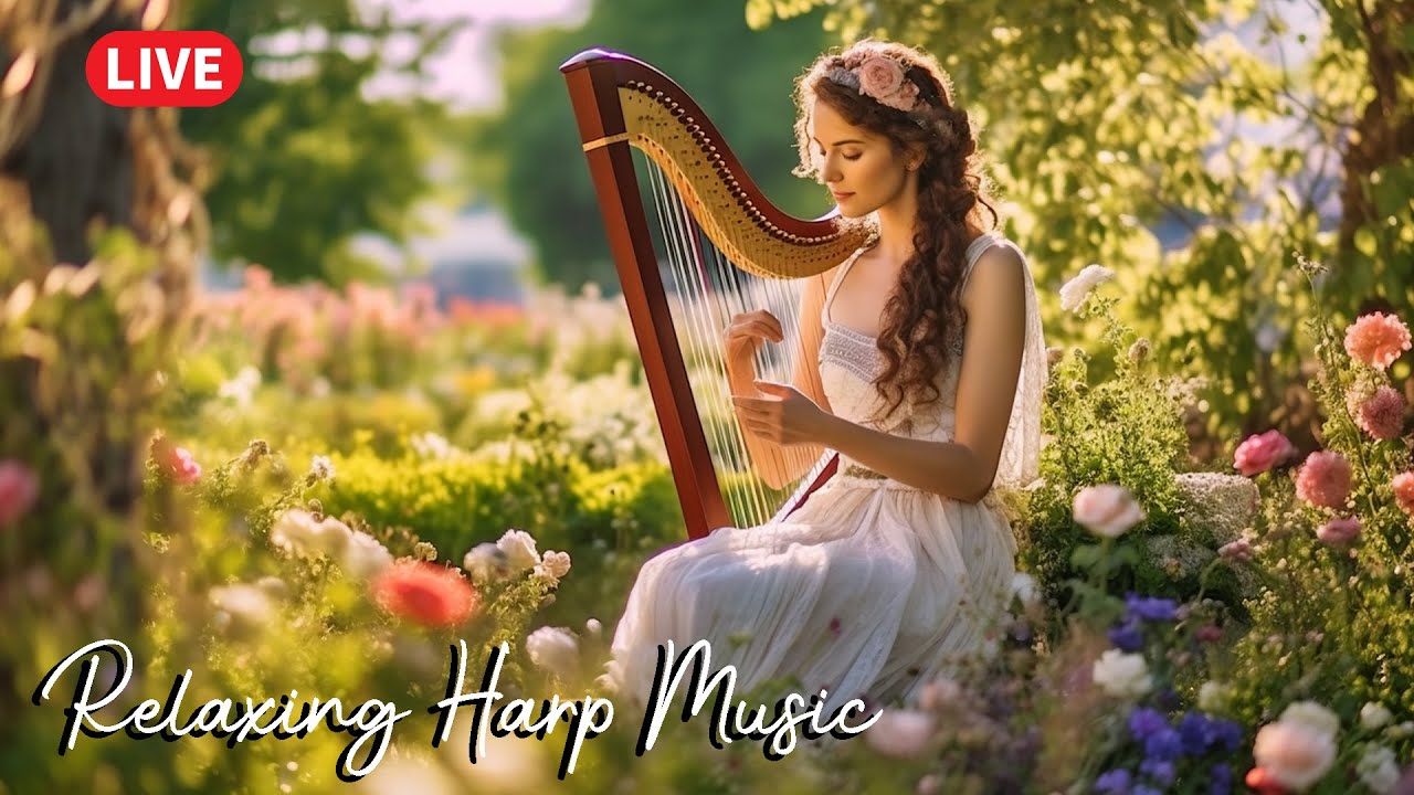 🔴 Ethereal Harp Music Compilation 🌿 Heavenly Harp Instrumental 🌿 ...