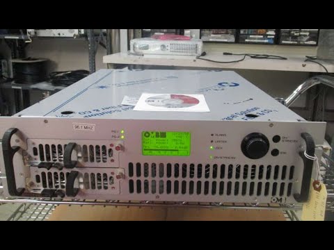 OMB EM 2000 HE FM TRANSMITTER - YouTube