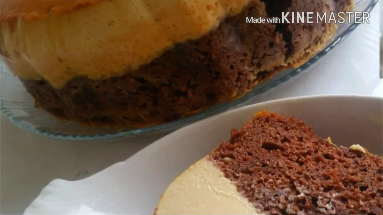 CHOCOFLAN OR IMPOSSIBLE CAKE💜 - YouTube