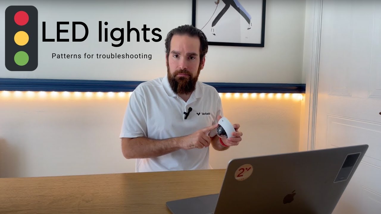 Verkada - T-shoot fast via the new camera LED patterns - YouTube